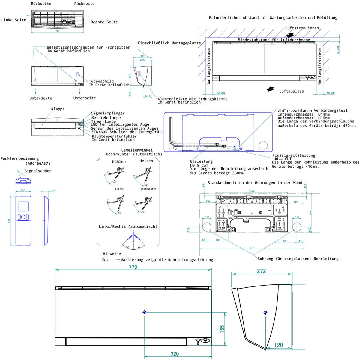 Daikin Perfera 2.0 Klimaanlagenpaket Mono Split 2,0kW | Heizman24 - Handel für Haus- und ...