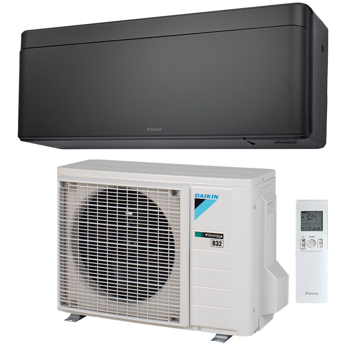 Daikin Stylish Klimaanlagenpaket Mono Split 2,0kW Mattschwarz | Heizman24 - Handel für Haus- und ...