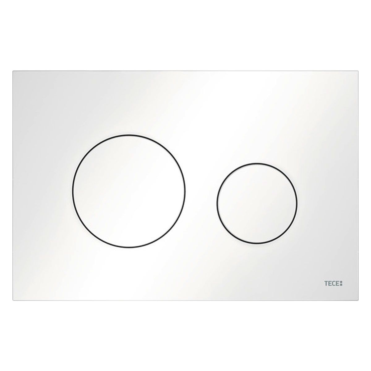TECEloop Betätigungsplatte für WC-Zweimengentechnik in weiß 9240920 | Heizman24 - Handel für ...