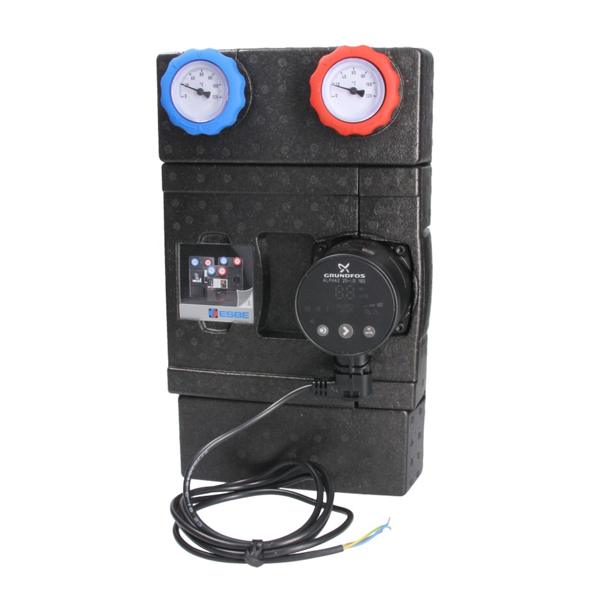 ESBE Pumpengruppe GDF 111 für ungemischt Heizkreise mit Grundfos Alpha ...