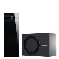 Buderus 7739624144 Luft-Wasser-Wärmepumpe Logaplus M WLW186i-10 AR E mit integriertem Heizstab 9 ...