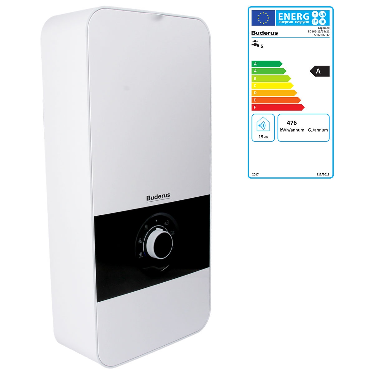 Buderus Logamax ED166 E-Durchlauferhitzer 15/18/21 kW 7736506837 ...