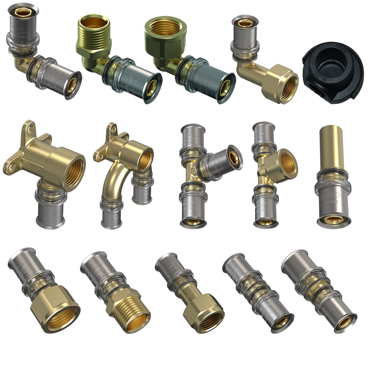 Wavin Tigris M5 Radial Press Metall Fitting 16 mm | Pressfittings Rotguss | Fittings ...