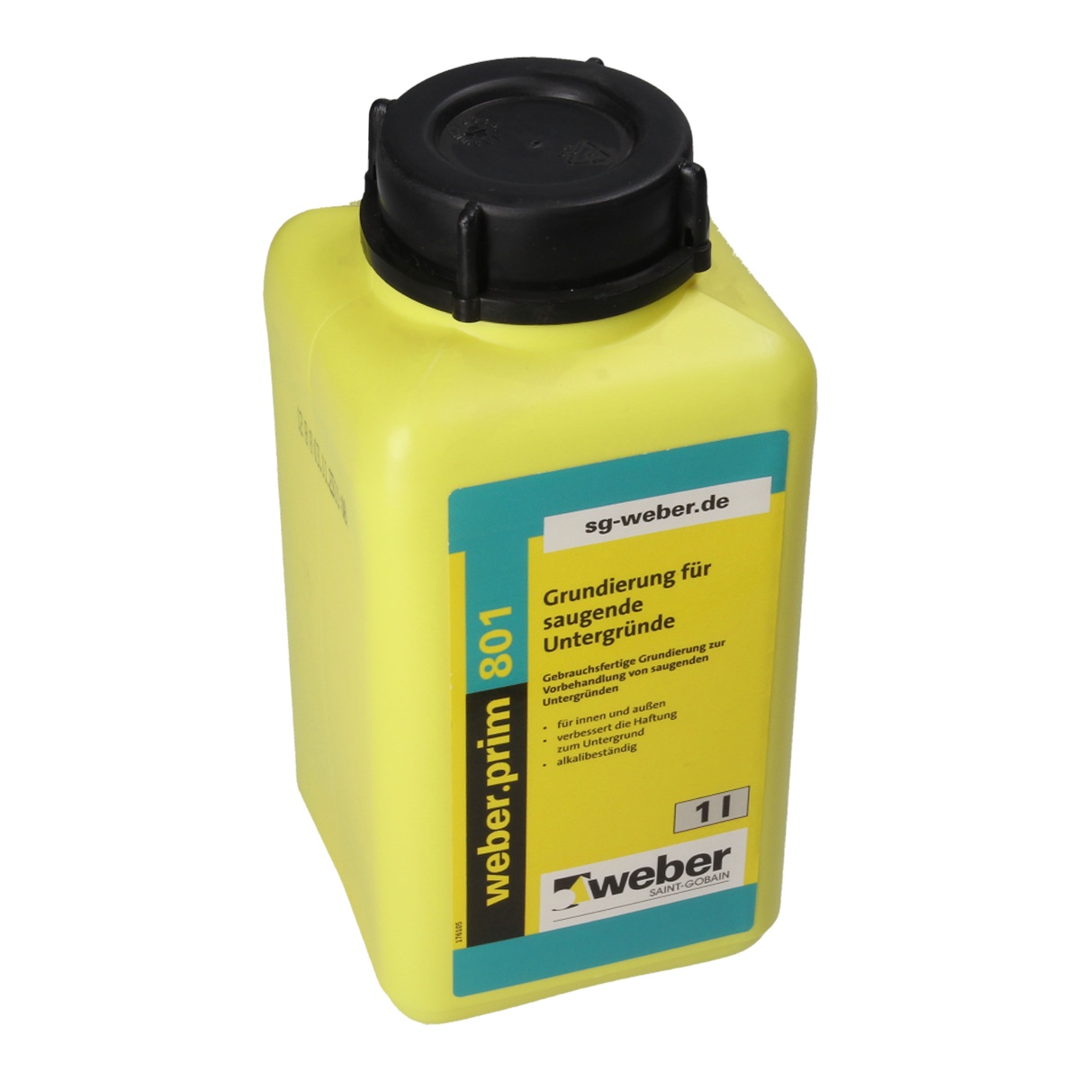 weber.prim 801 Grundierung saugende Untergründe Fliesen Spachtel- und Ausgleichsmassen 1 Liter ...