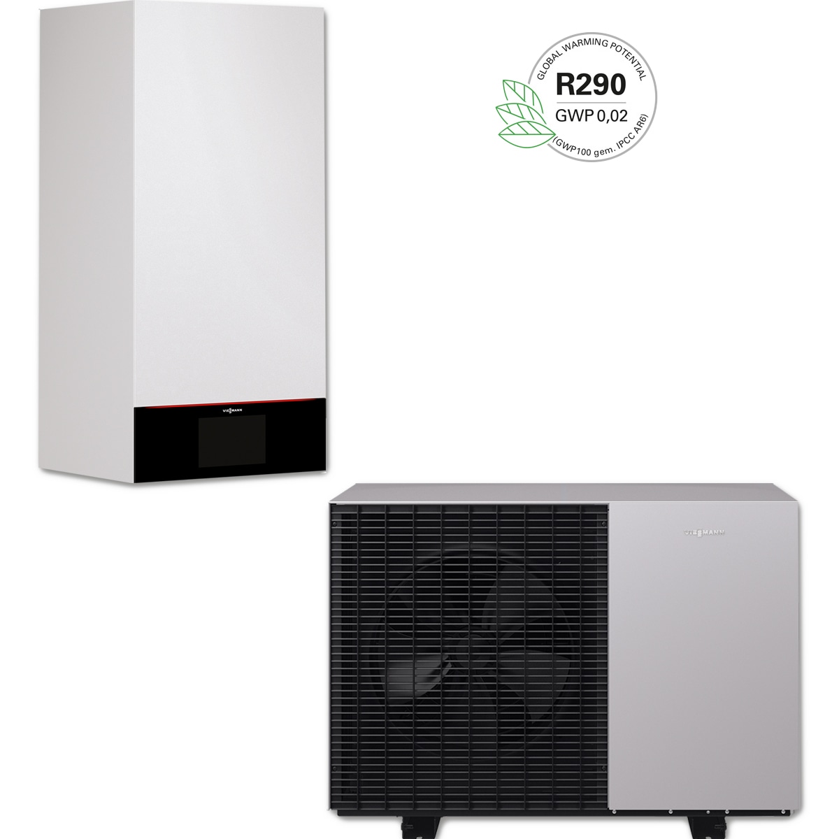 Viessmann Vitocal 150-A Luft-Wasser-Wärmepumpe 4,0kW Z026436 Monoblock ...