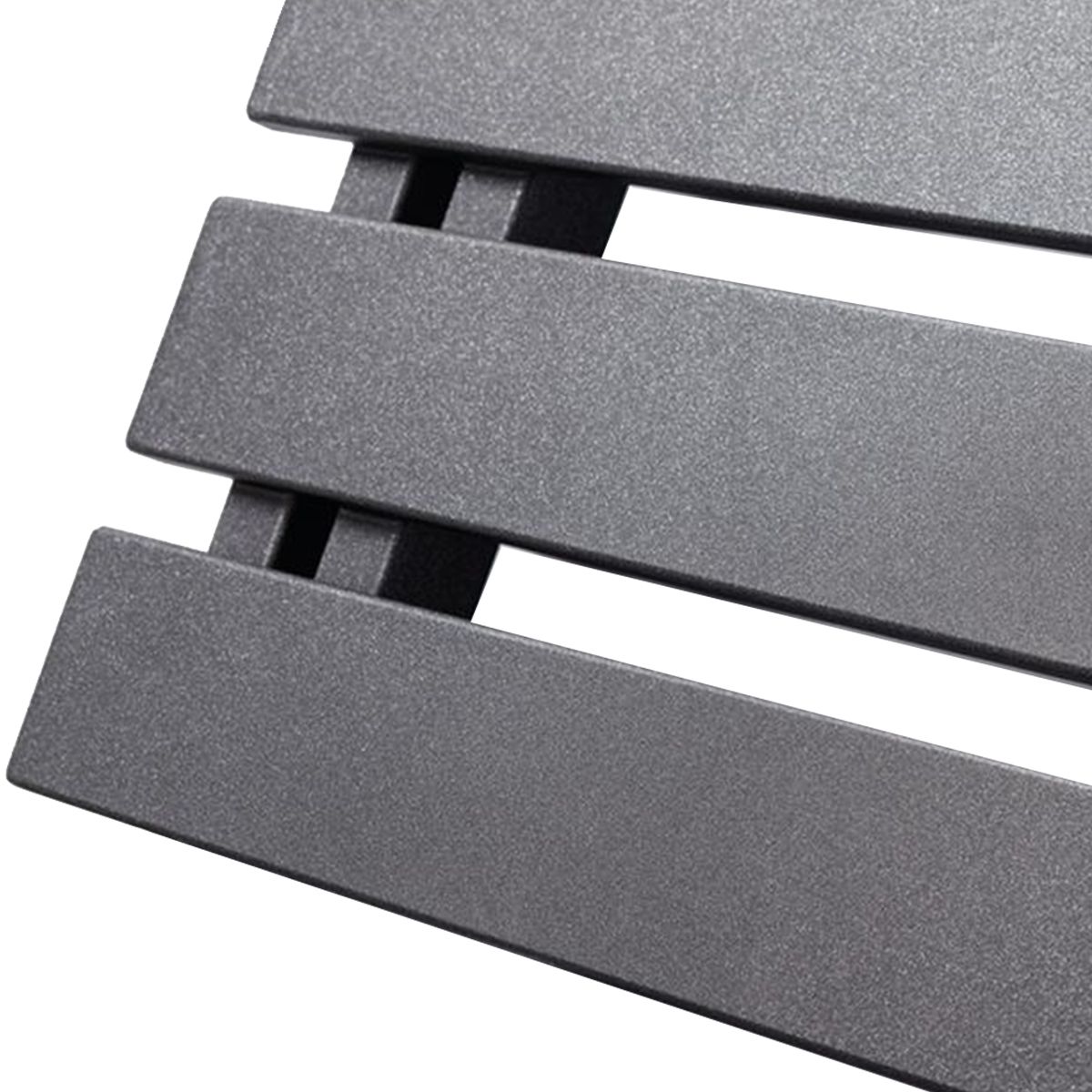 HSK Yenga Designheizkörper 500x1186mm Graphit-Schwarz Seitenanschluss ...