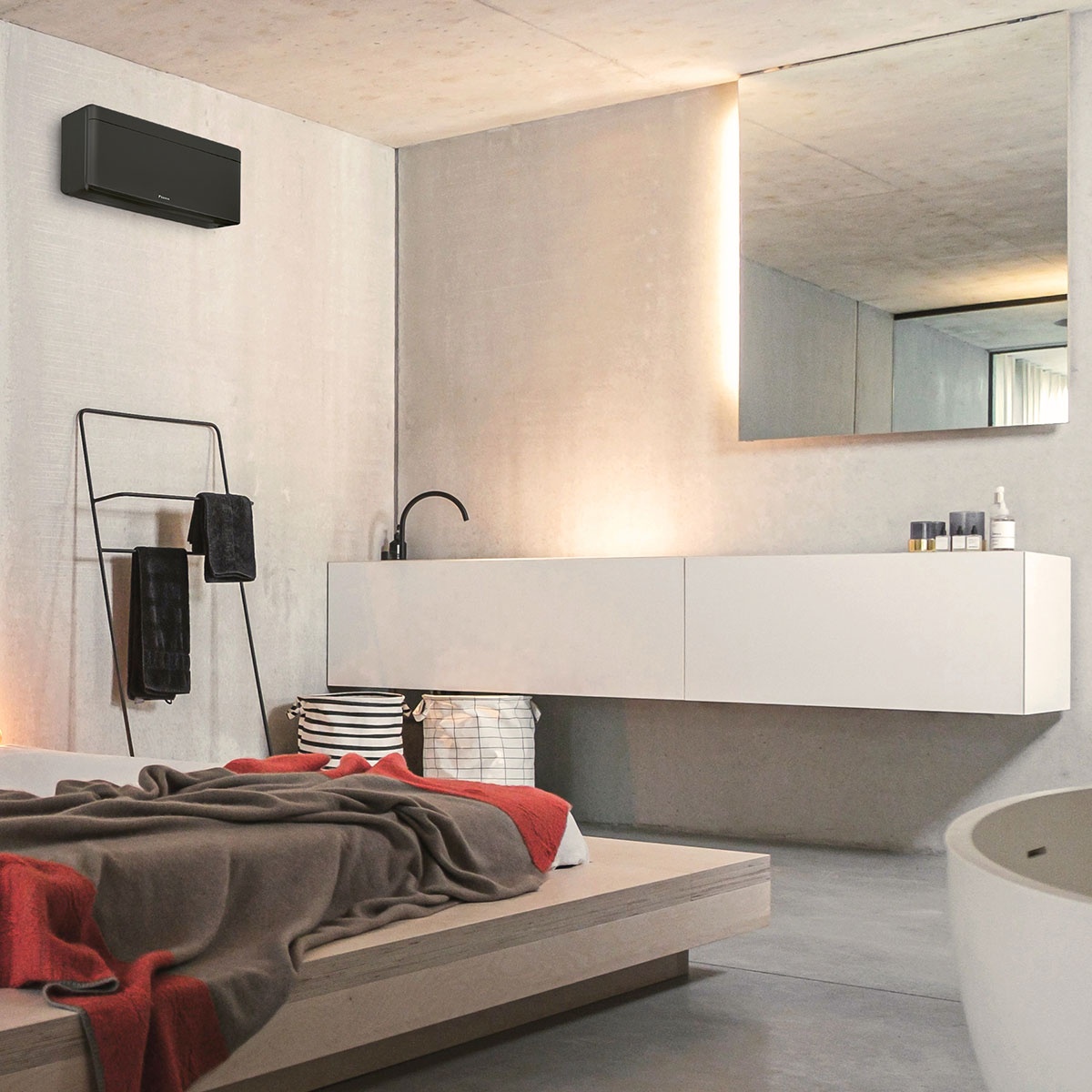 Daikin Stylish Klimaanlagenpaket Mono Split 2,0kW Mattschwarz | Heizman24 - Handel für Haus- und ...