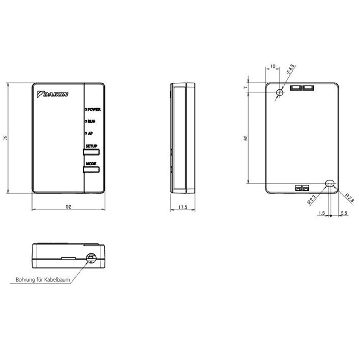 Daikin Wi-Fi Controller BRP069B45 | Heizman24 - Handel für Haus- und ...
