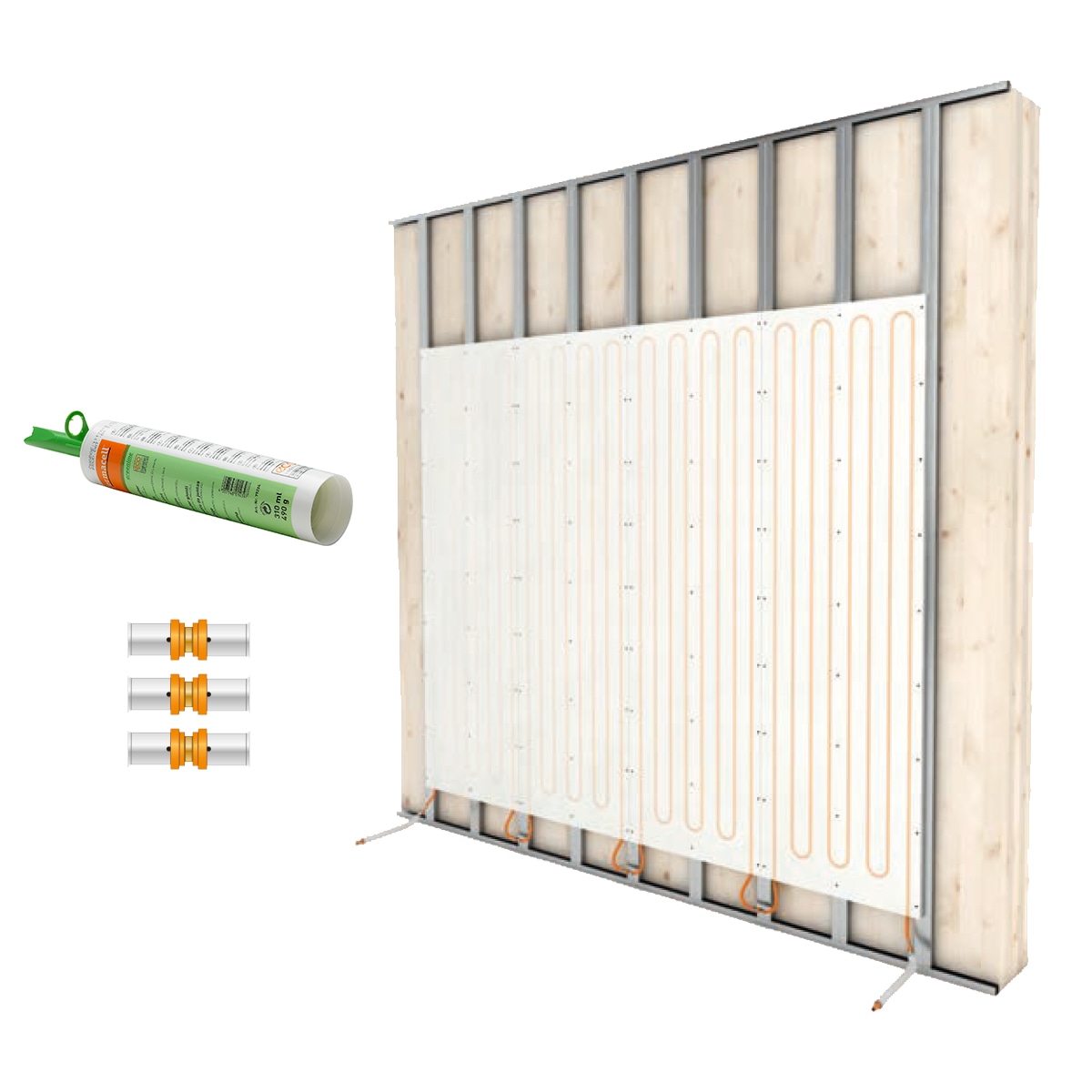 Variotherm Wandheizung Paket 5 m² ModulWand-Classic Trockenbau ...