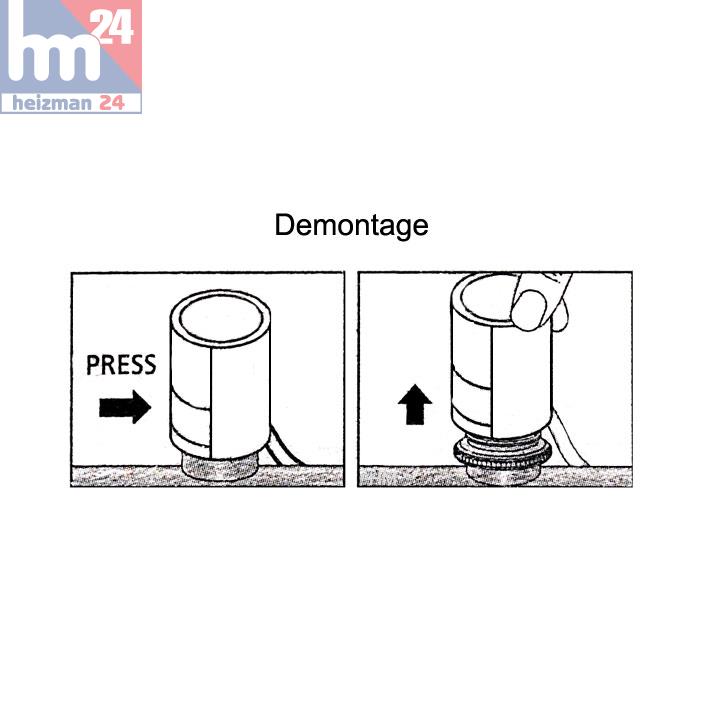 Kamo KTS Stellantrieb 230 V inkl. Adapter VA50 | Heizman24 - Handel für ...